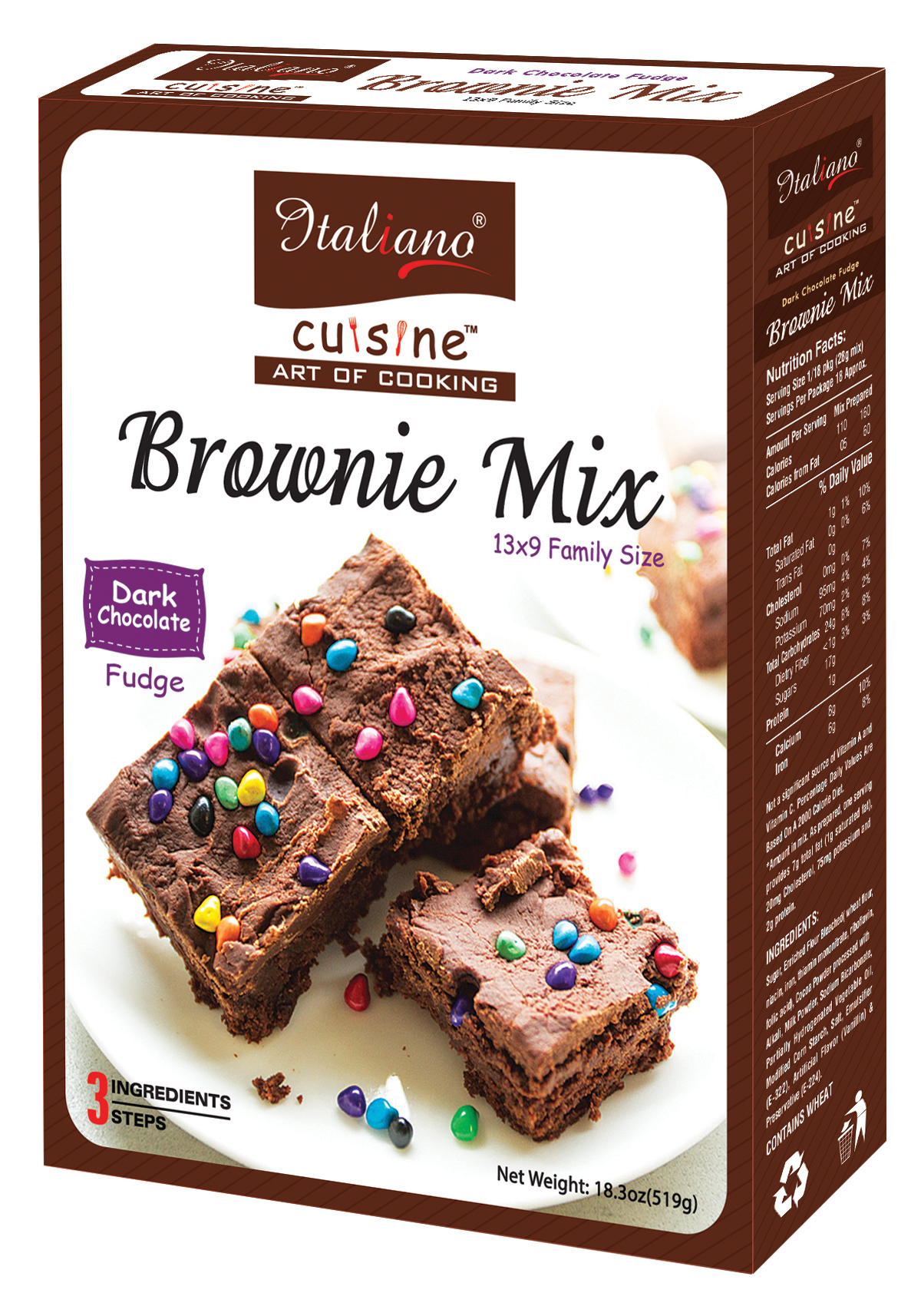 Italiano Cake Mix Milk Chocolate 435gm – Italiano Cuisine